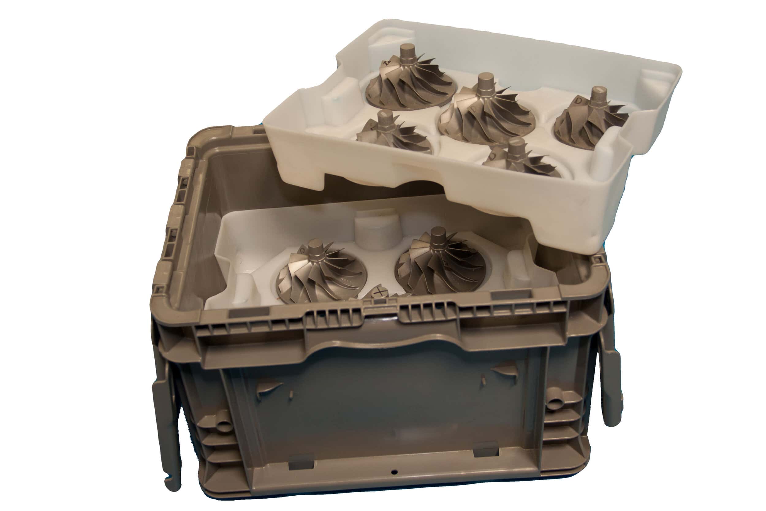 Custom Packaging Protects Valuable Parts - Kiva Container